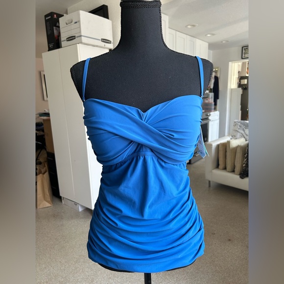 your profile | Swim | Nwt Your Profile Blue Swim Top | Poshmark